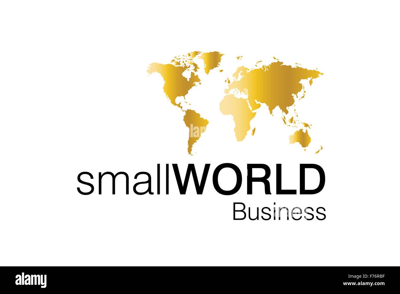 Small World Business Logo Stock Photo - Alamy