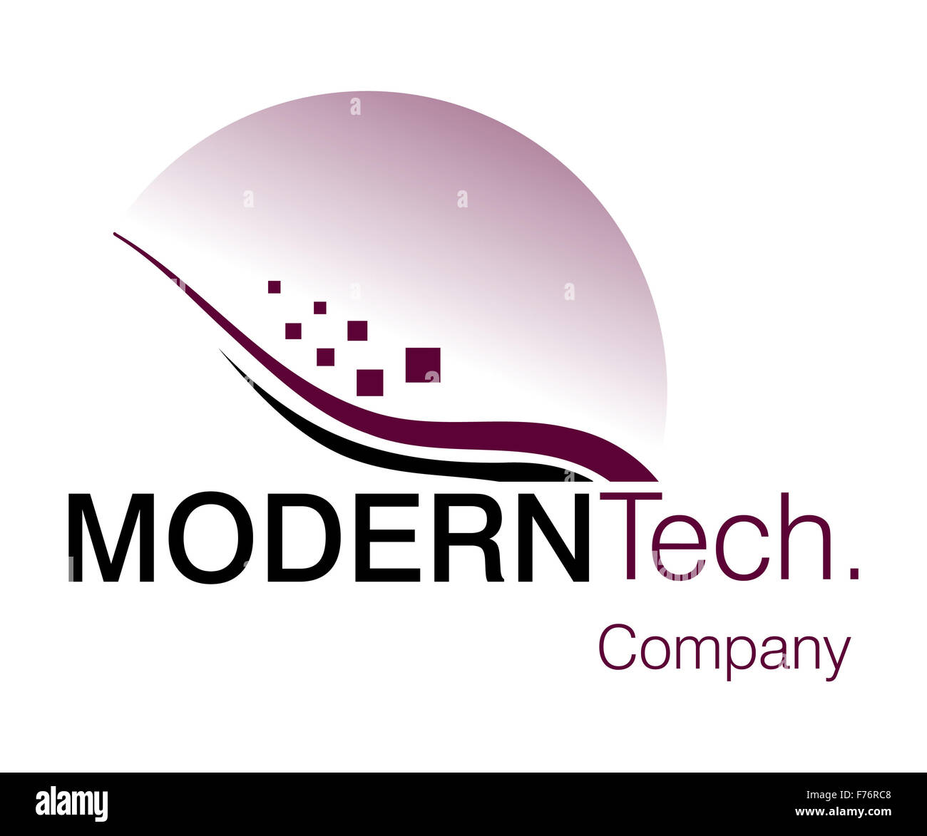 Modern Tech Logo Stock Photo - Alamy