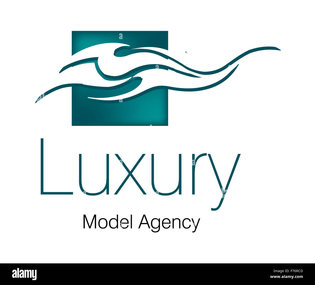 Luxury Model Agency Logo Stock Photo - Alamy
