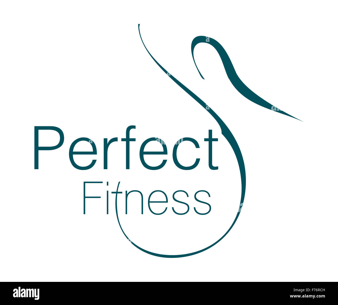 Perfect Fitness Logo Stock Photo - Alamy