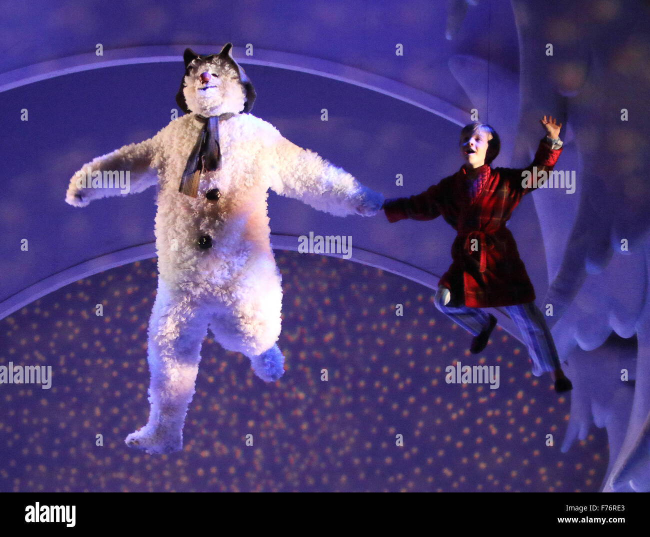 London, UK. 25th Nov, 2015. The Snowman - a new production at the ...