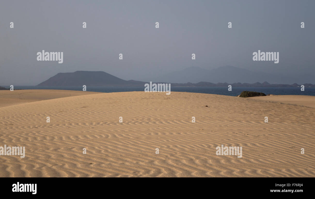 Sand patterns on the natural park in Corralejo,Fuerteventura, Spain ...