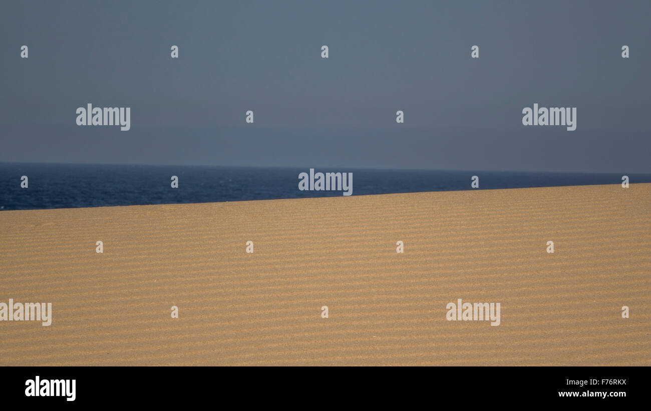 Sand patterns on the natural park in Corralejo,Fuerteventura, Spain ...