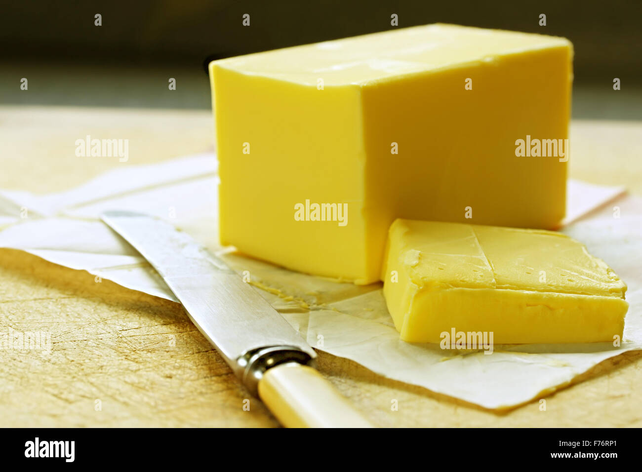 Butter block hi-res stock photography and images - Alamy