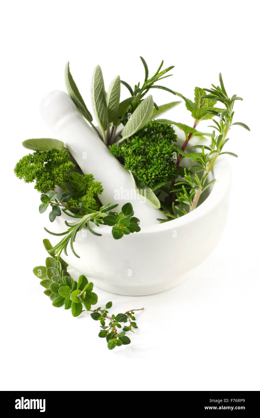 Grind herbs Cut Out Stock Images & Pictures - Alamy