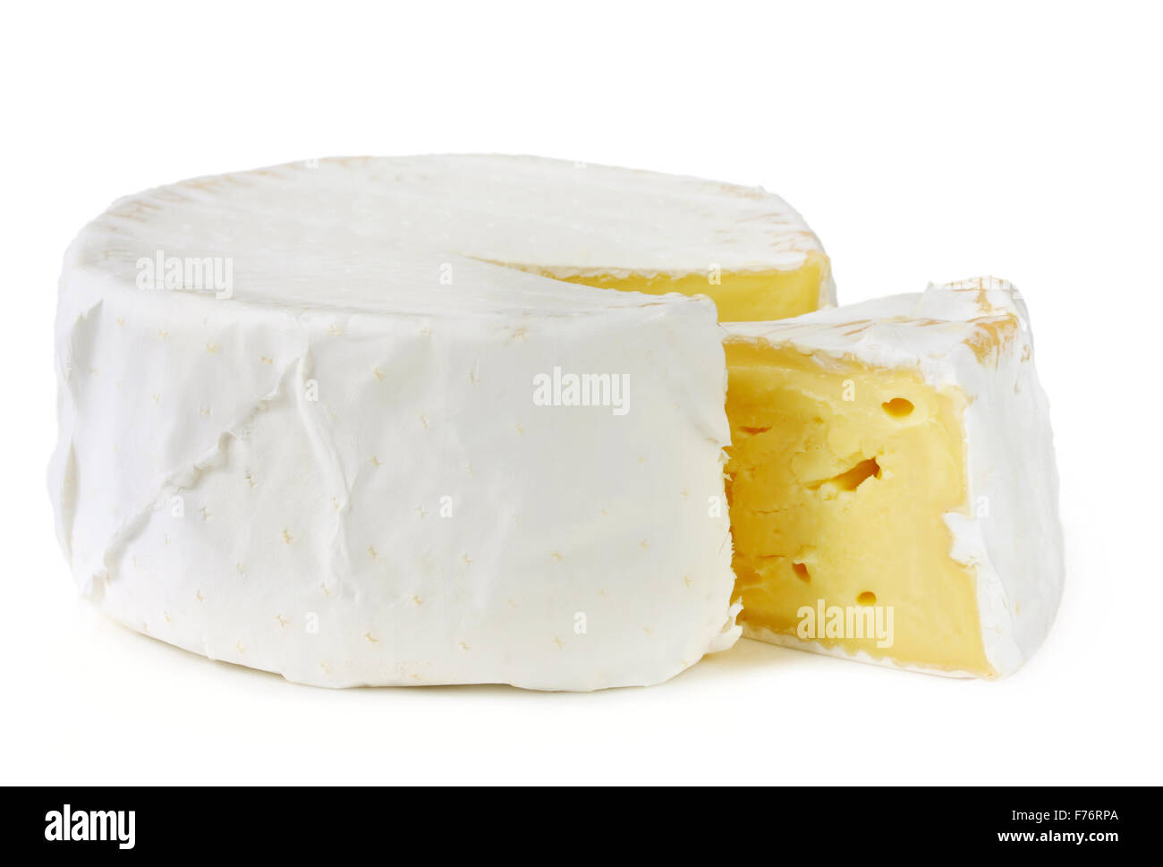 Wheel of brie Cut Out Stock Images & Pictures - Alamy