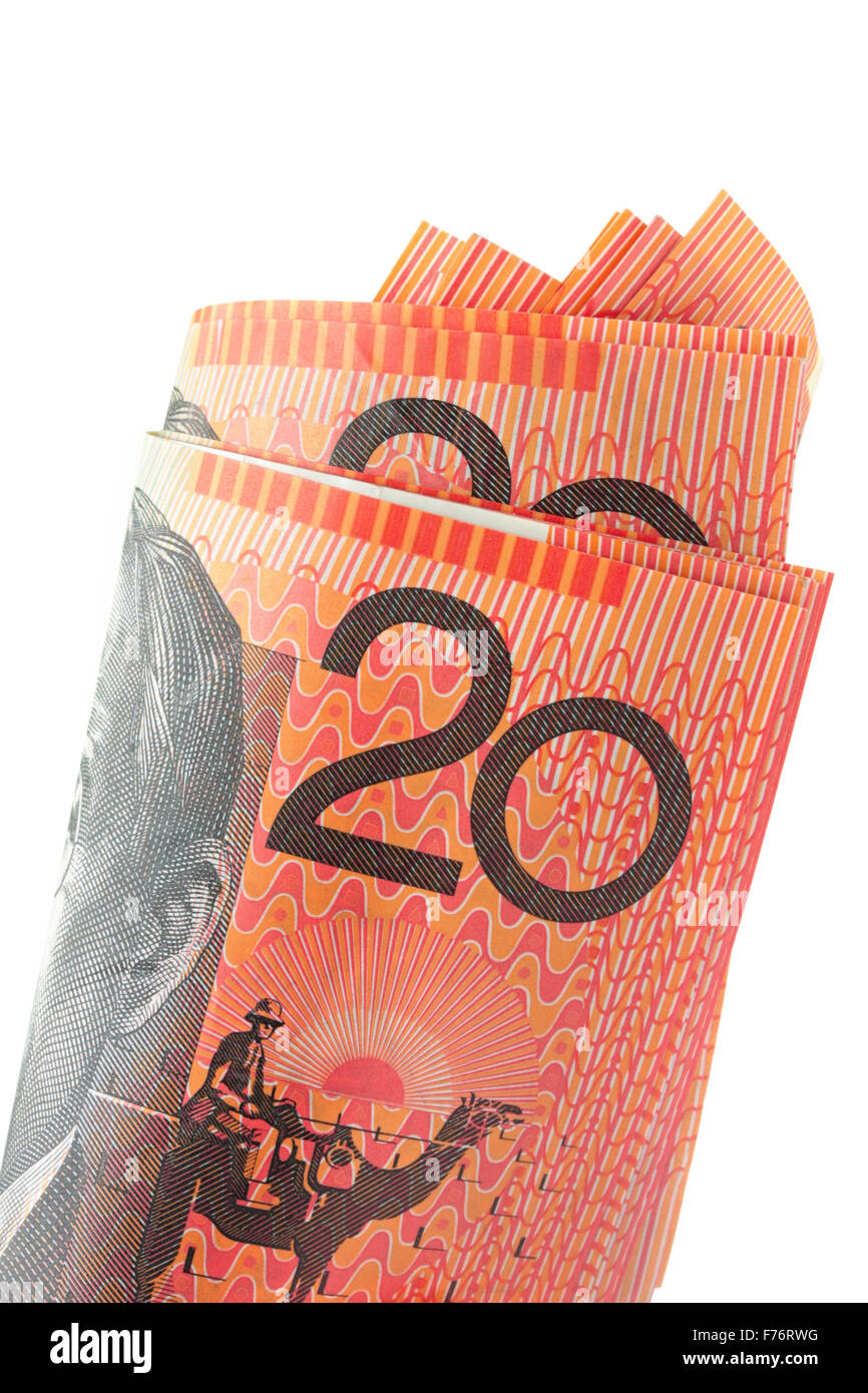 Australian dollars on white hi-res stock photography and images - Alamy