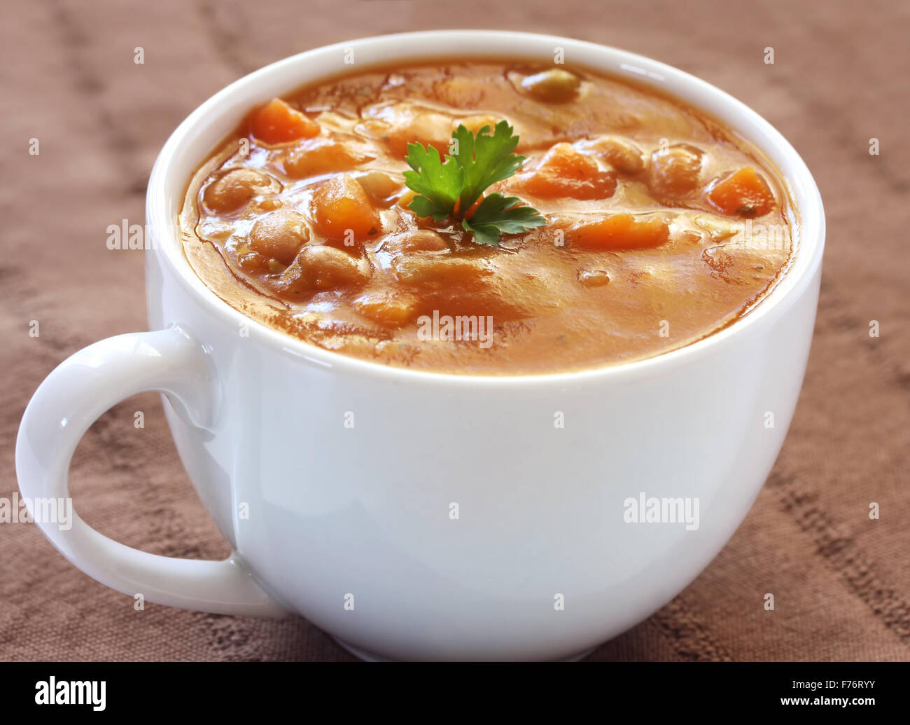 Cup of Soup Stock Photo - Alamy