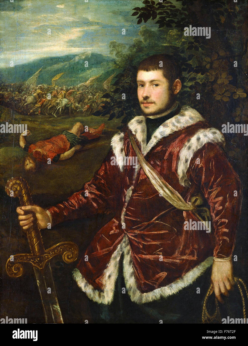 Portrait of a young man as david hi-res stock photography and images ...