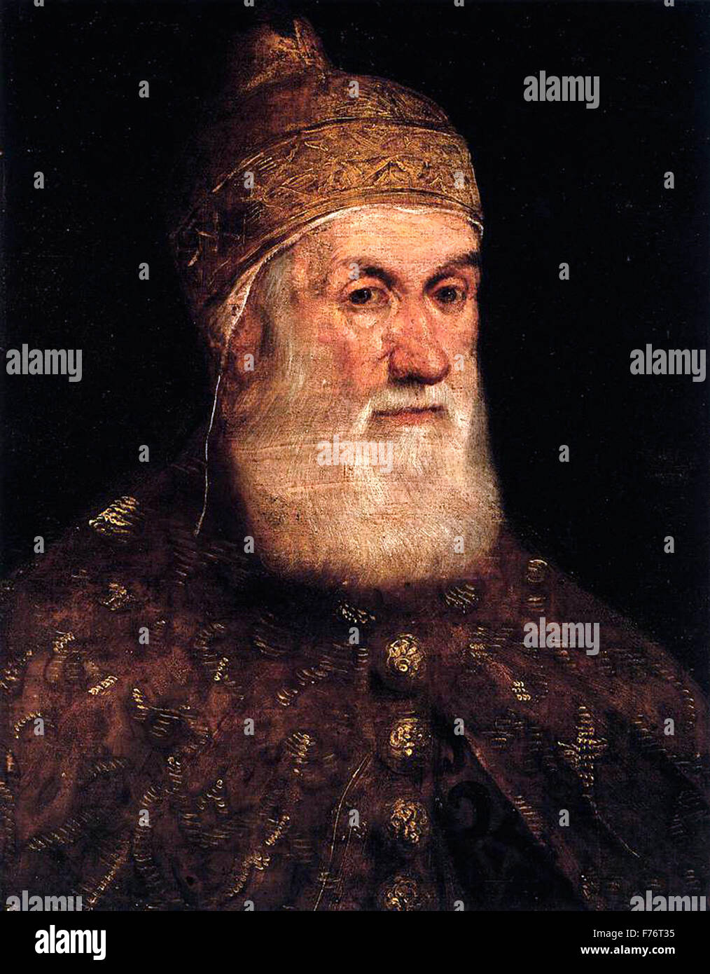 Jacopo Tintoretto - Portrait of Doge Girolamo Priuli Stock Photo - Alamy