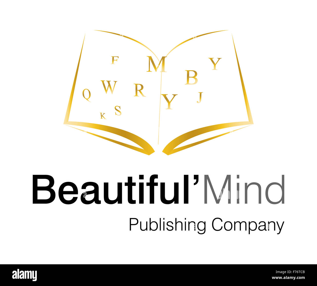 Beautiful Mind Logo Stock Photo - Alamy