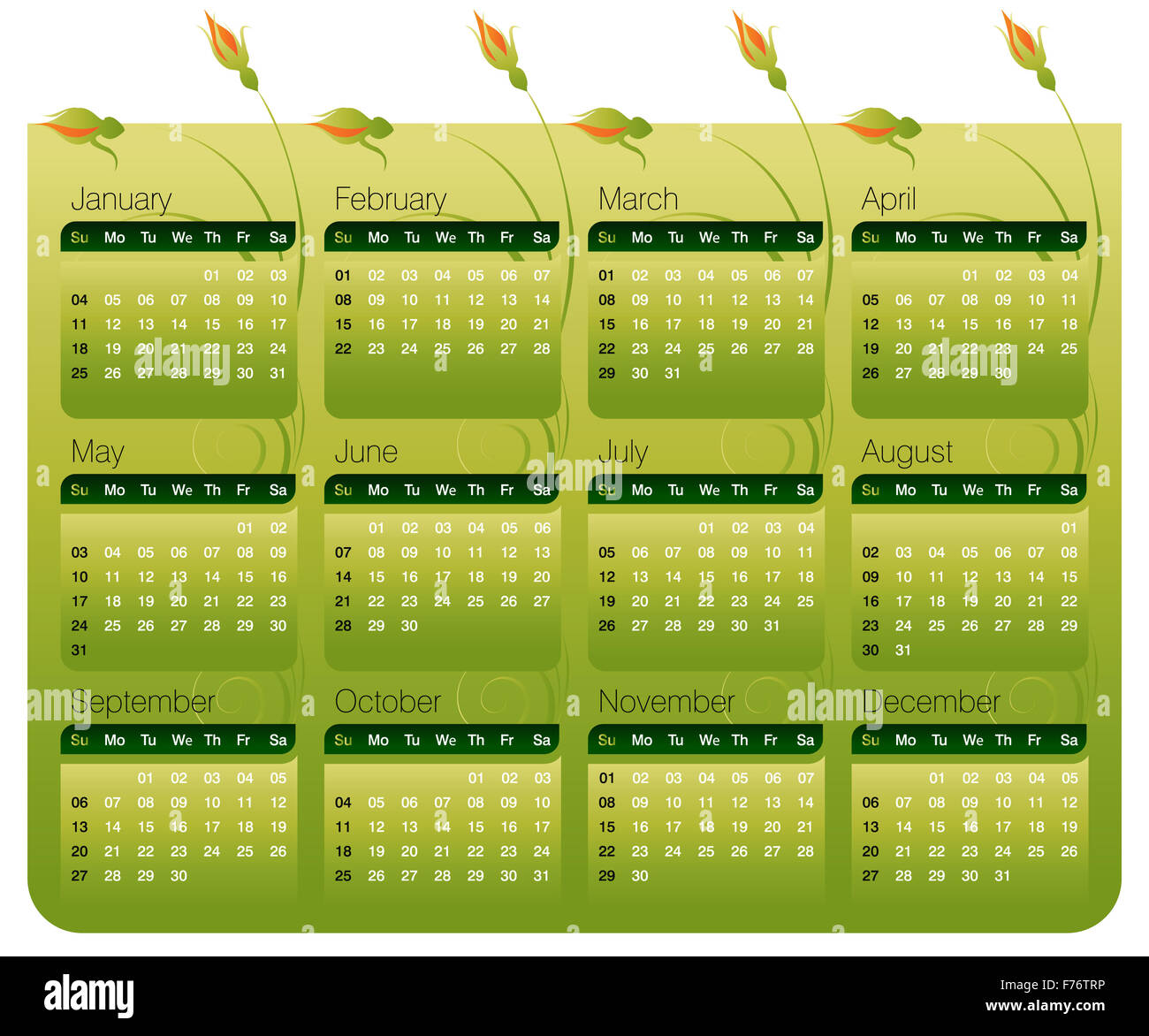 Calendar numbers hi-res stock photography and images - Alamy