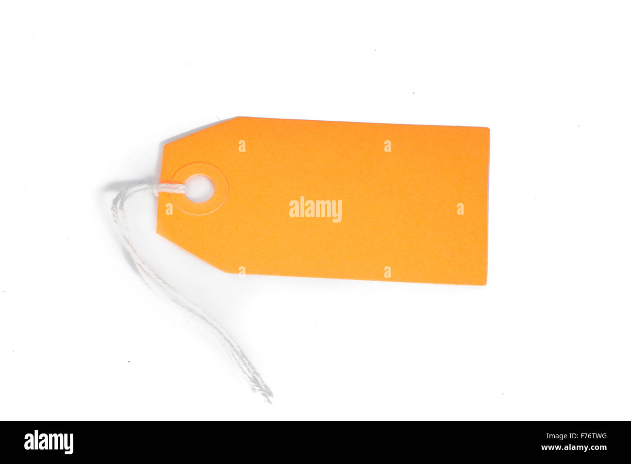 empty tag isolated on white background Stock Photo - Alamy