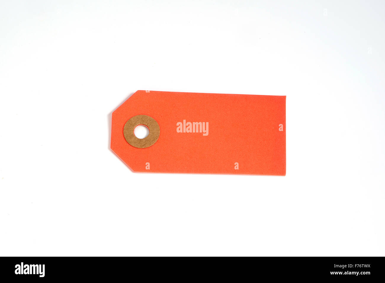 empty tag isolated on white background Stock Photo - Alamy