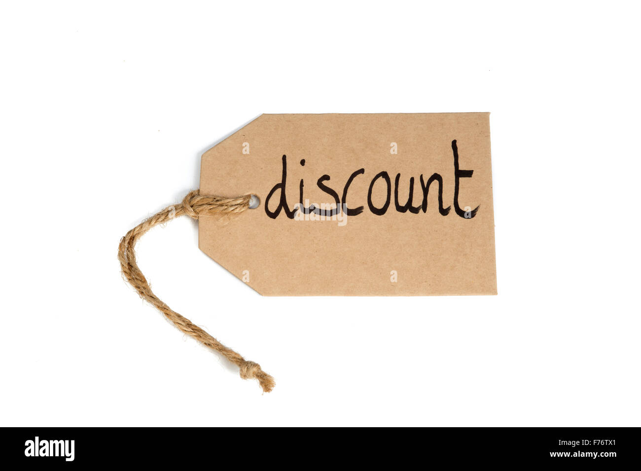 tag with string and message isolated on white background Stock Photo ...