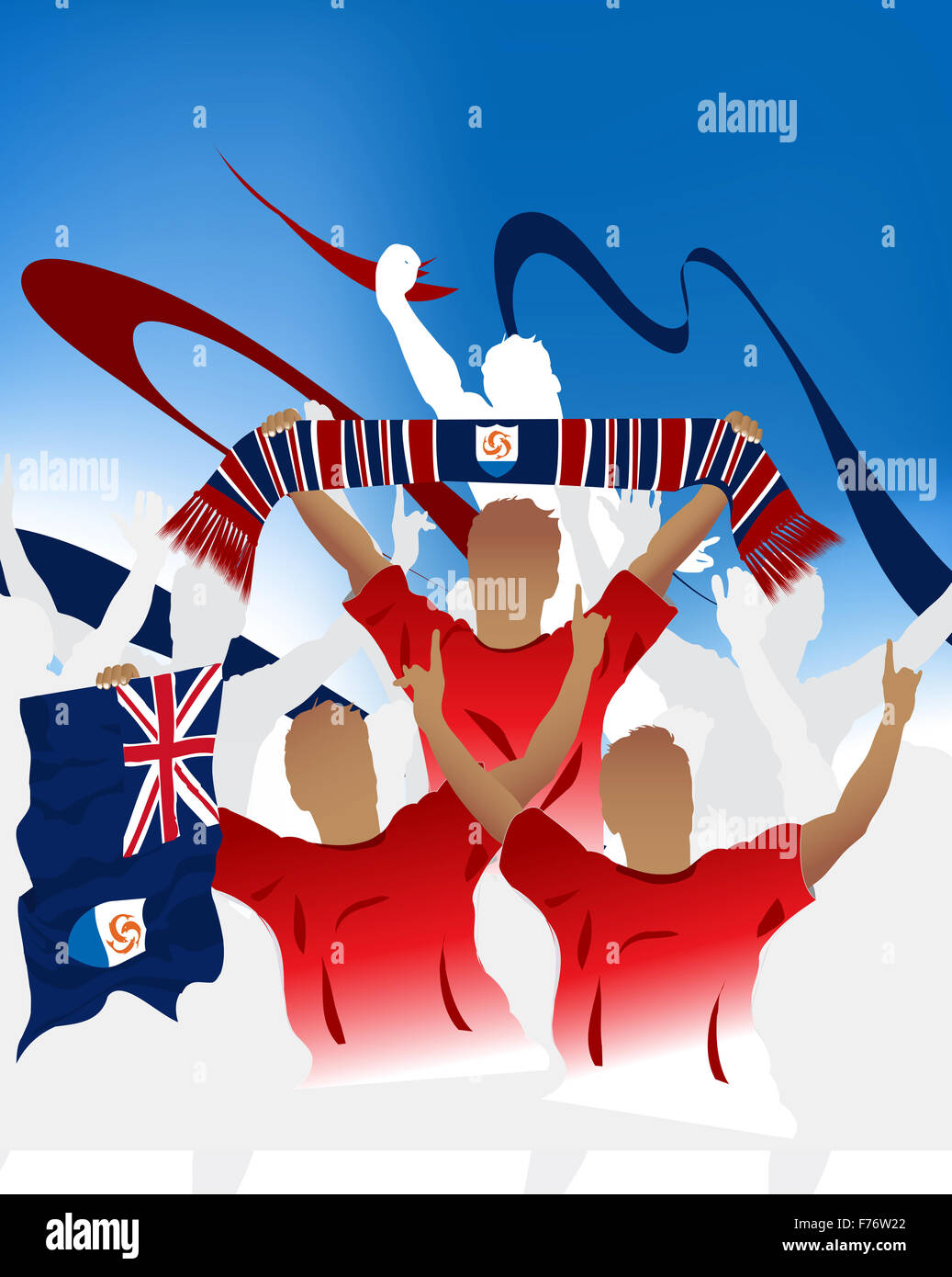 Anguilla silhouette hi-res stock photography and images - Alamy