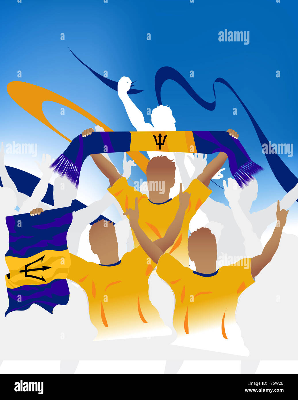 Silhouette barbados hi-res stock photography and images - Alamy