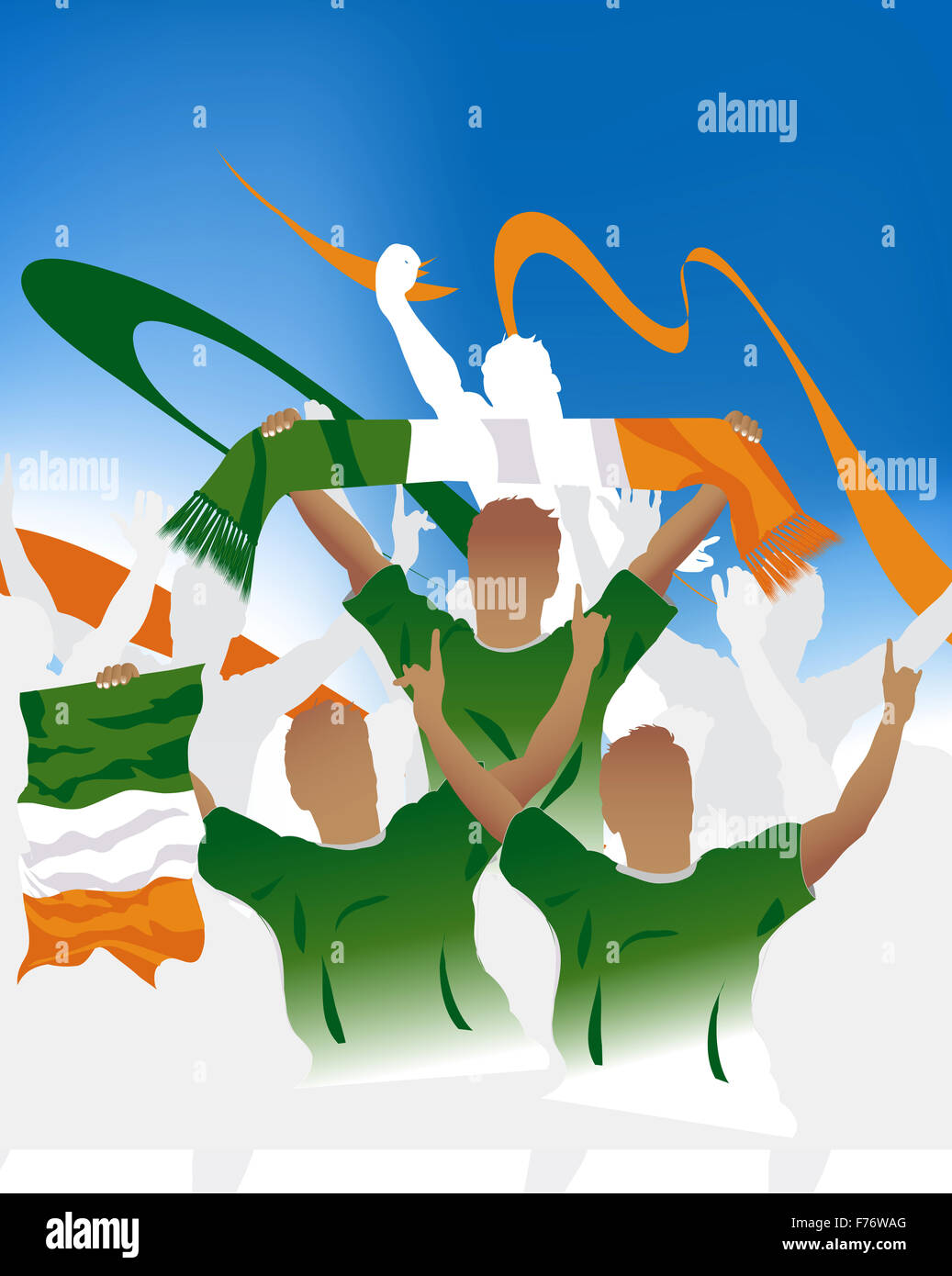 Irish sports cheering hi-res stock photography and images - Alamy