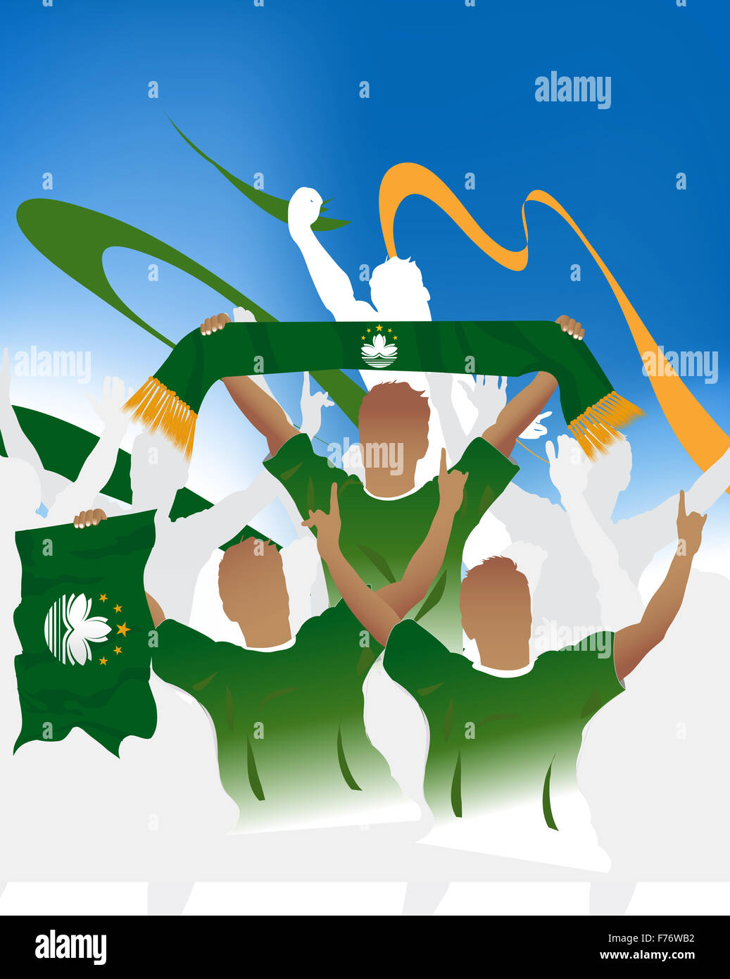 Macau macau flag hi-res stock photography and images - Alamy