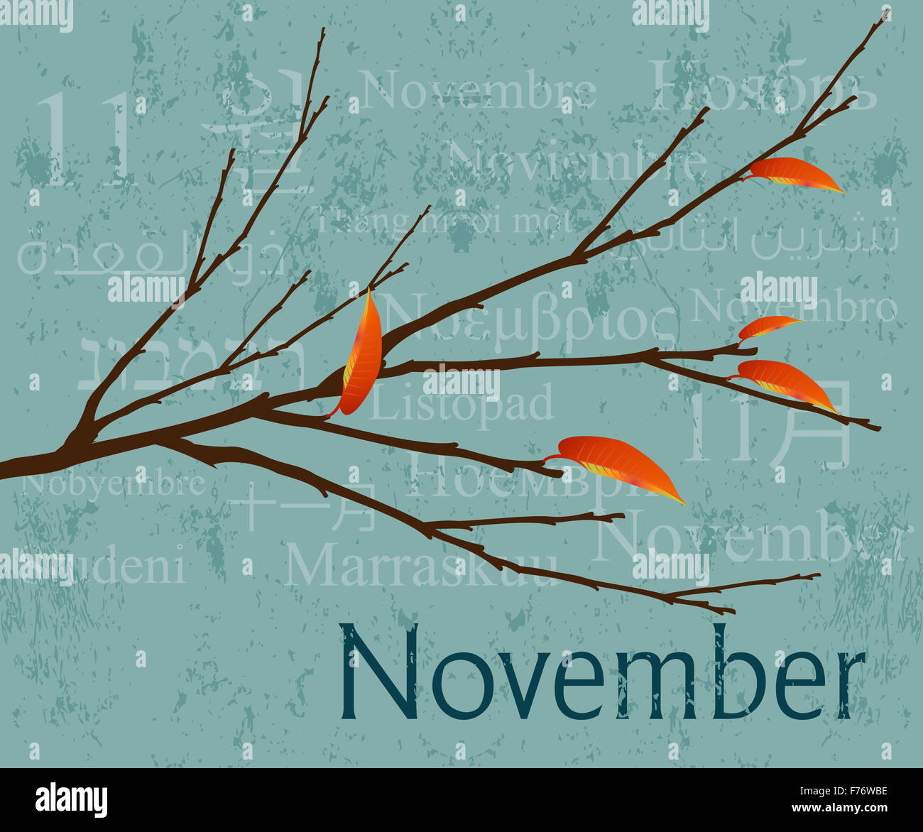 Months Concept April Stock Photo - Alamy