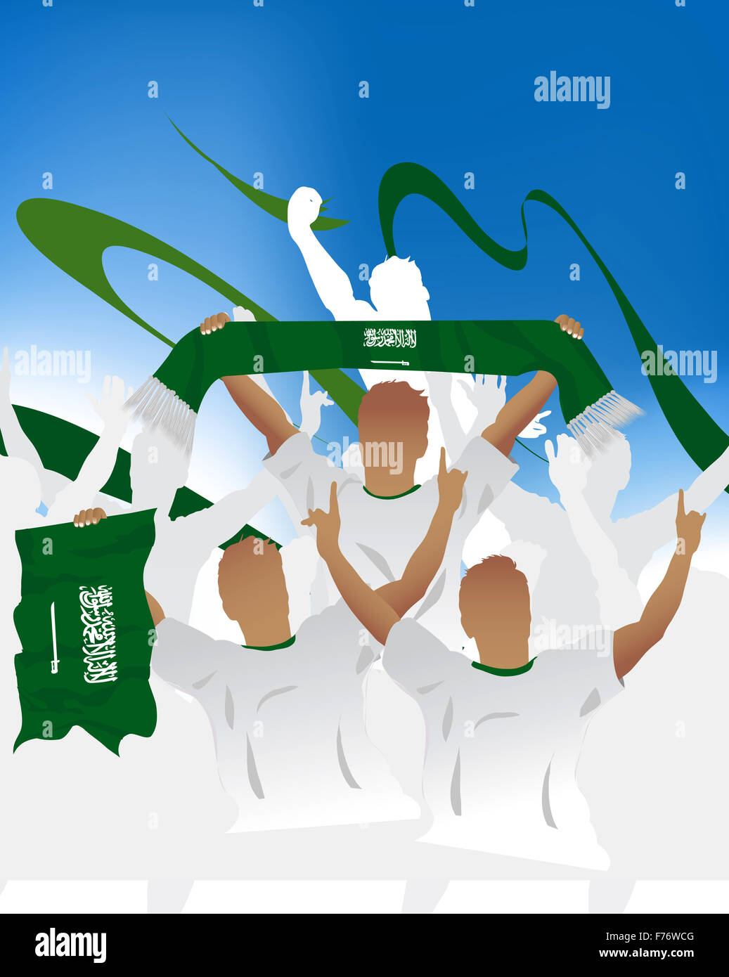 Saudi Arabia crowd Stock Photo - Alamy