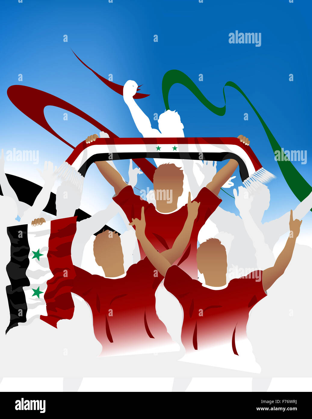 Football syria flag hi-res stock photography and images - Alamy