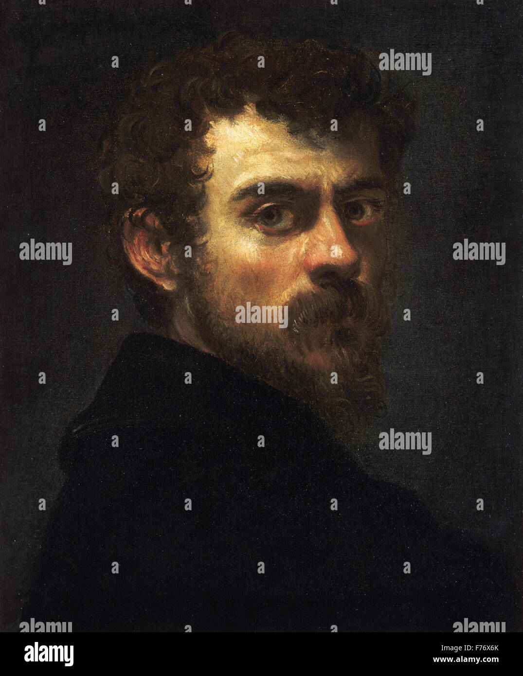 Jacopo Tintoretto - Self portrait Stock Photo - Alamy