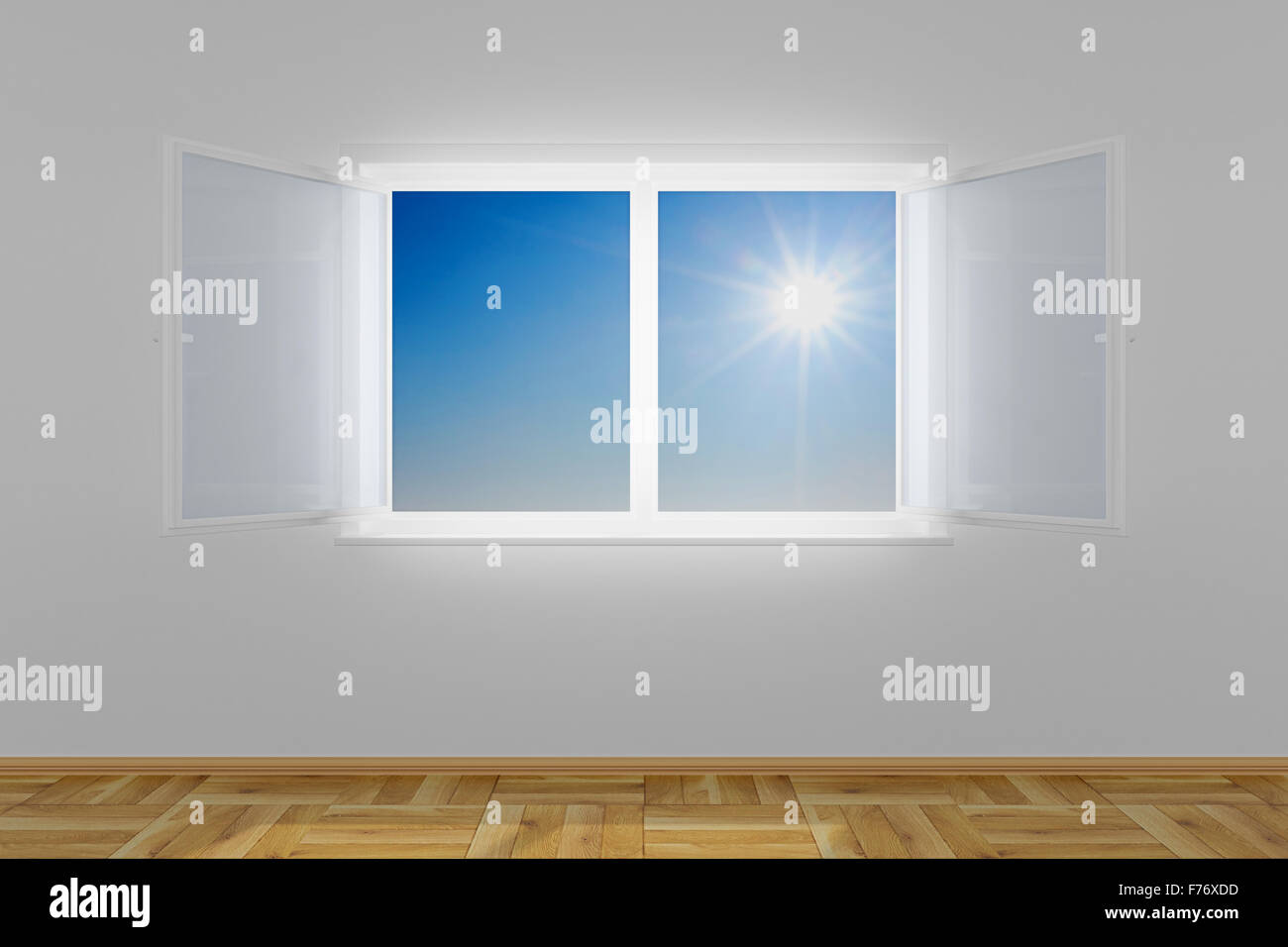 Empty room with window hi-res stock photography and images - Alamy