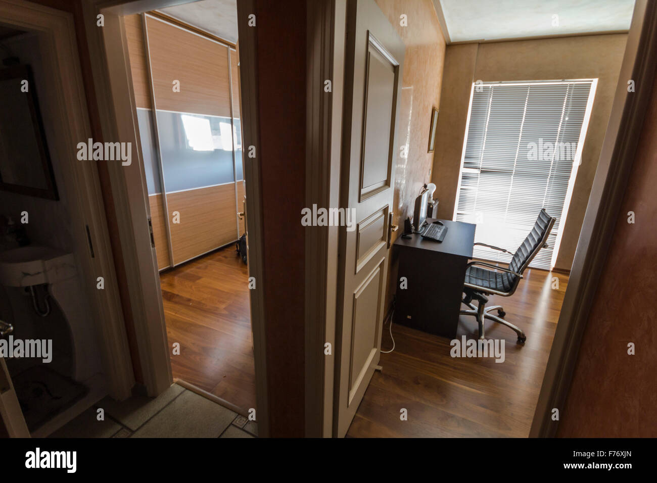 Between two rooms, appartment Stock Photo - Alamy