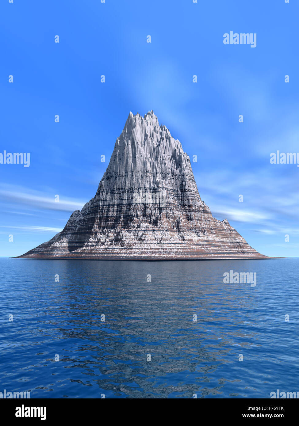 Mountain - island Stock Photo - Alamy