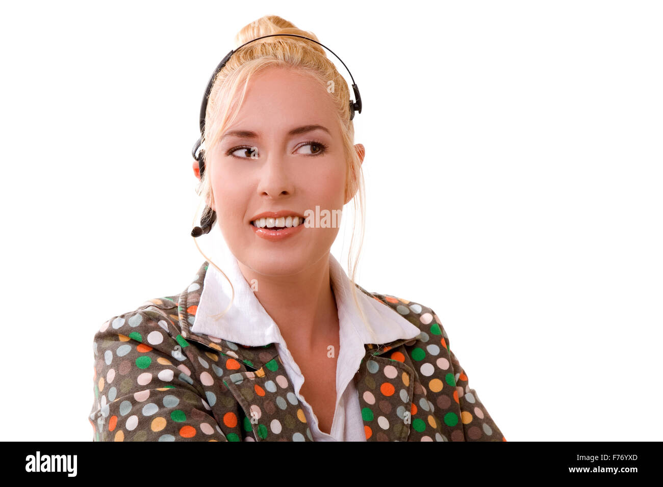 Happiness receptionist hi-res stock photography and images - Alamy