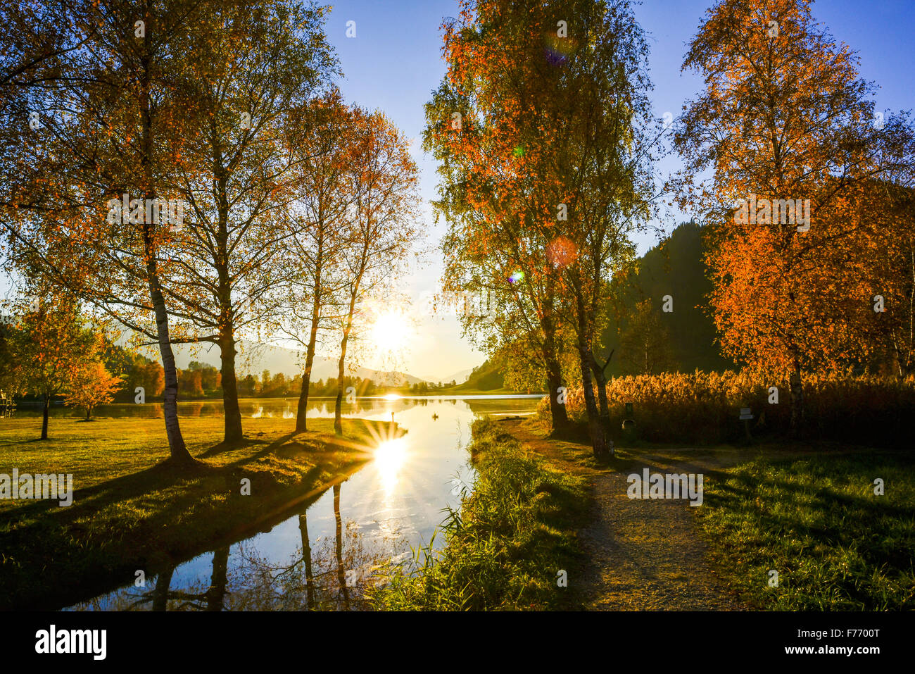 Lake Putterersee, Styria, Austria, Aigen Stock Photo - Alamy