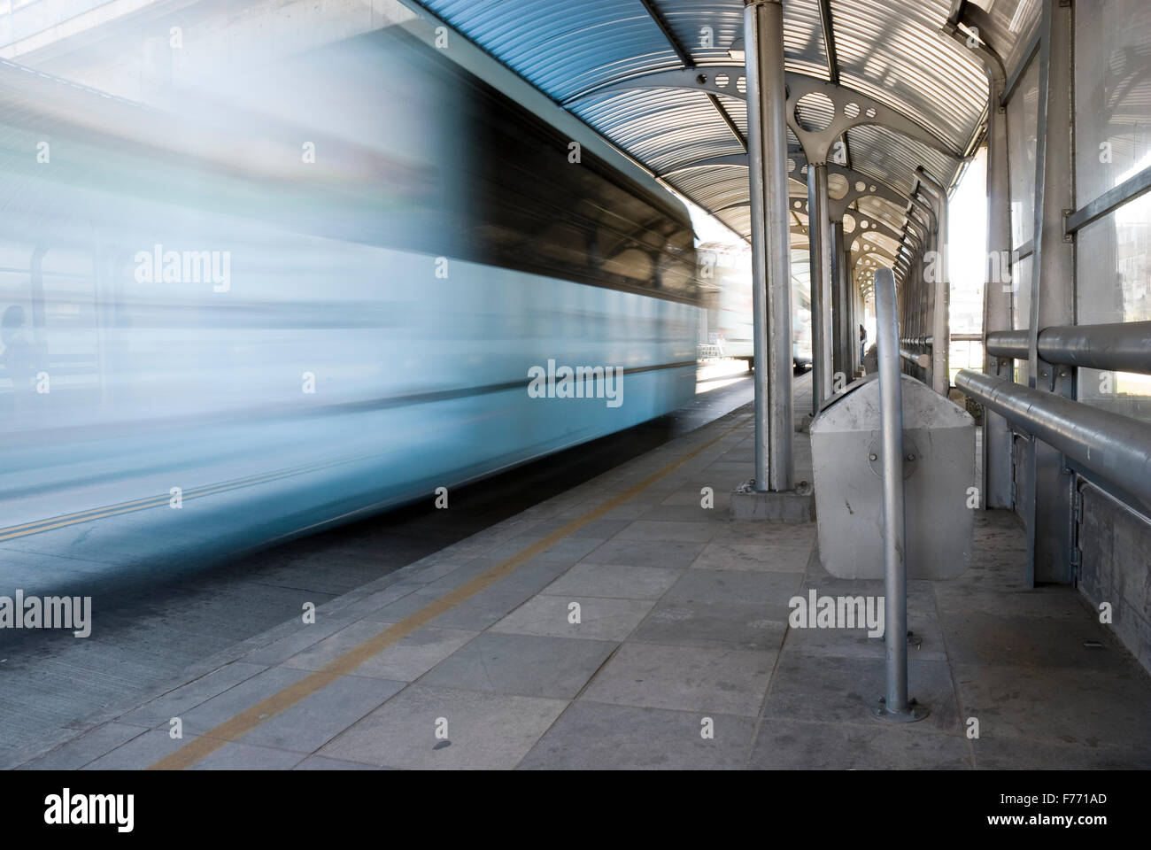 Motion Blurred Bus Stock Photo - Alamy
