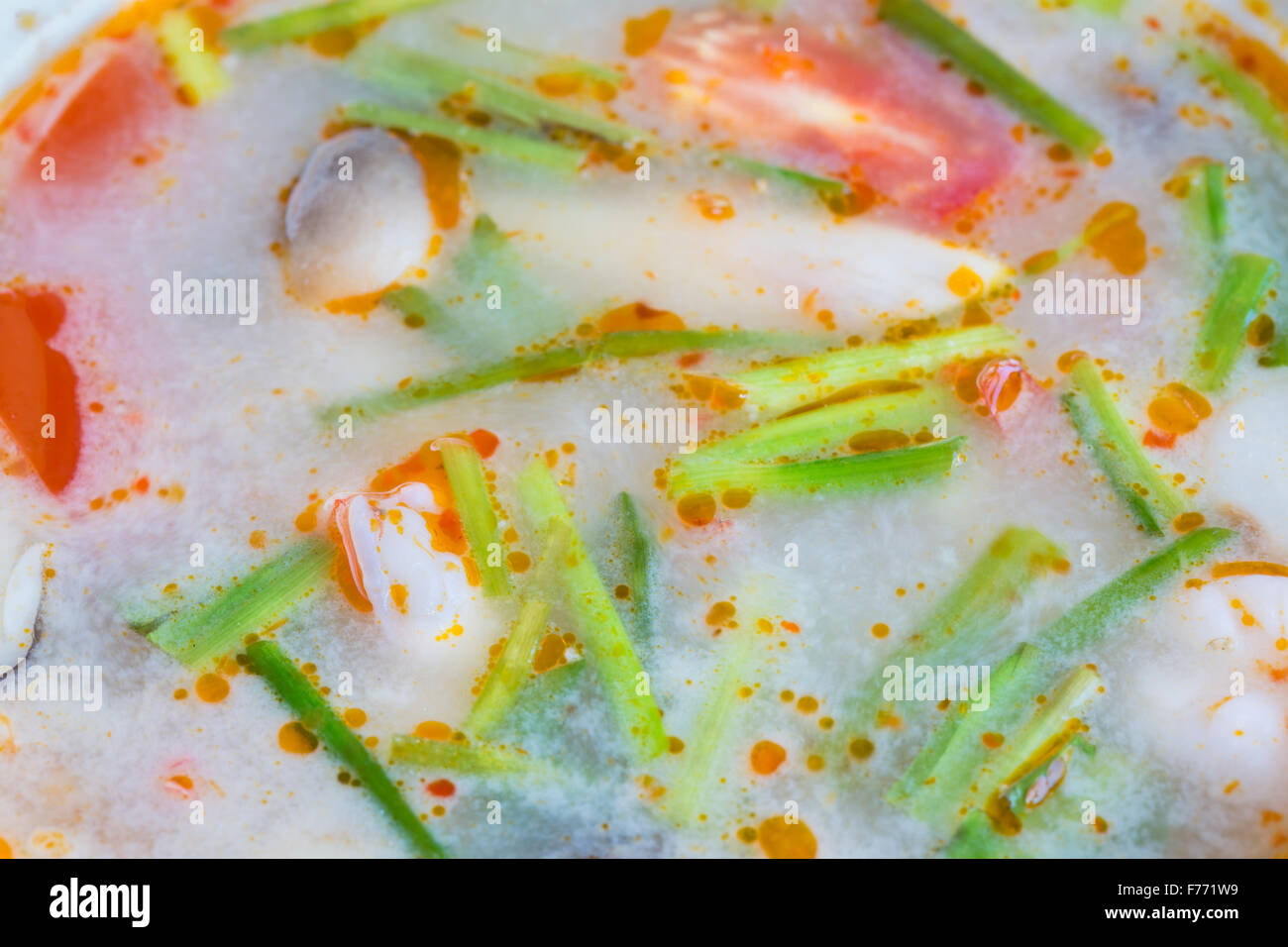 Thai traditional tom yam goong soup Stock Photo - Alamy