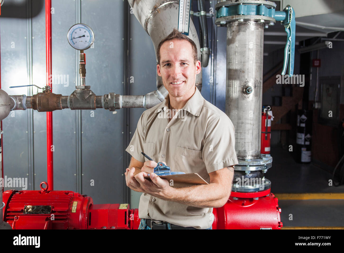 Hvac inspector hi-res stock photography and images - Alamy