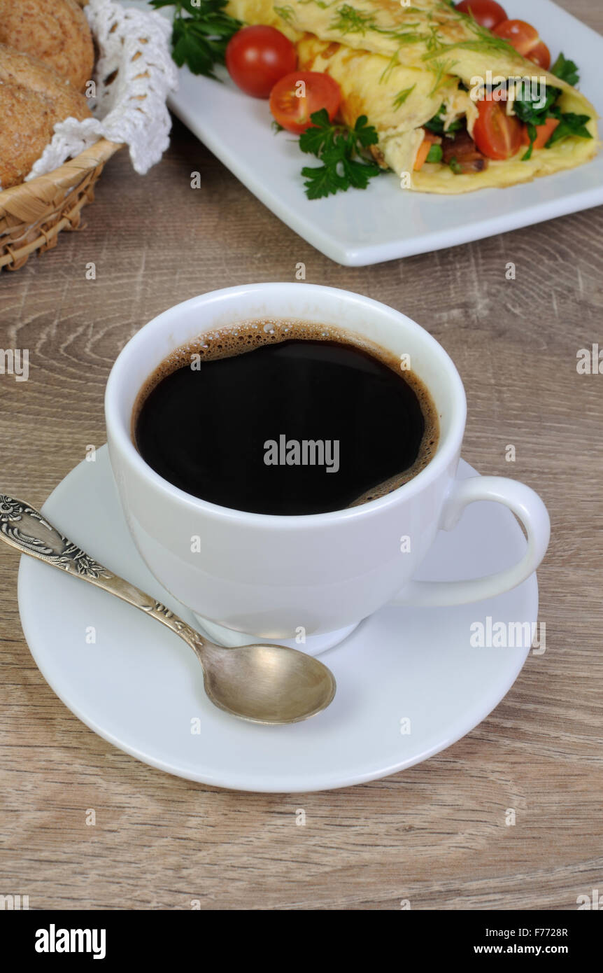 Scrambled eggs coffee hi-res stock photography and images - Alamy