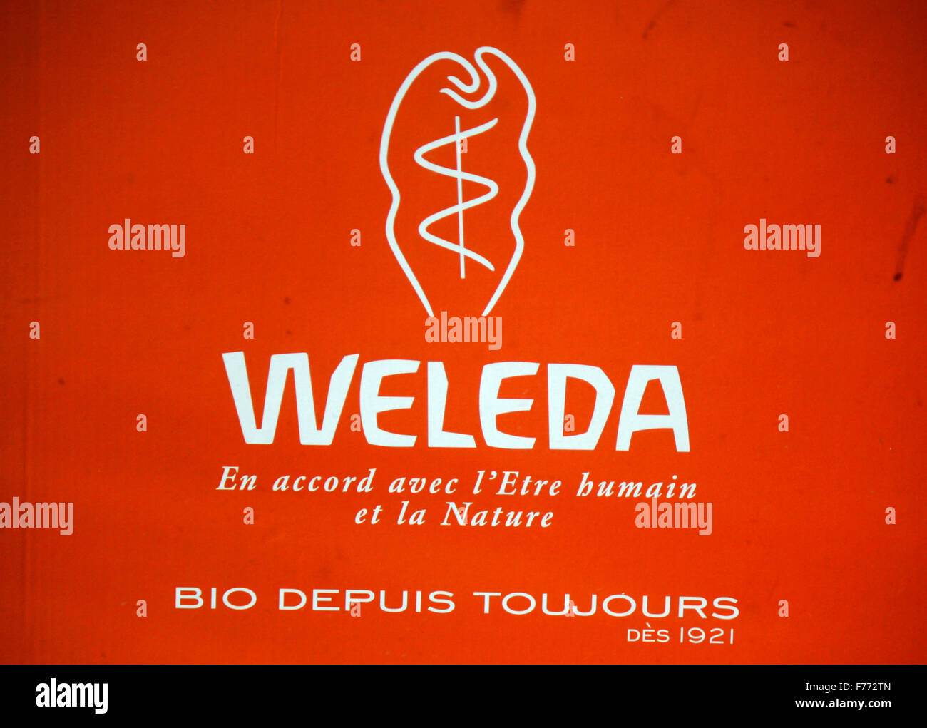 Weleda logo hi-res stock photography and images - Alamy