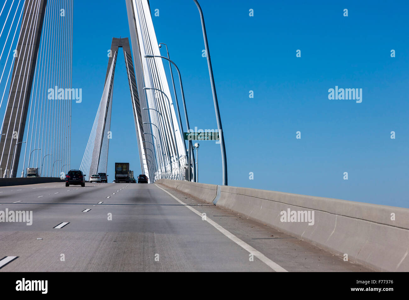 Arthur Ravenel. Jr. Bridge, Charleston, South Carolina Stock Photo - Alamy