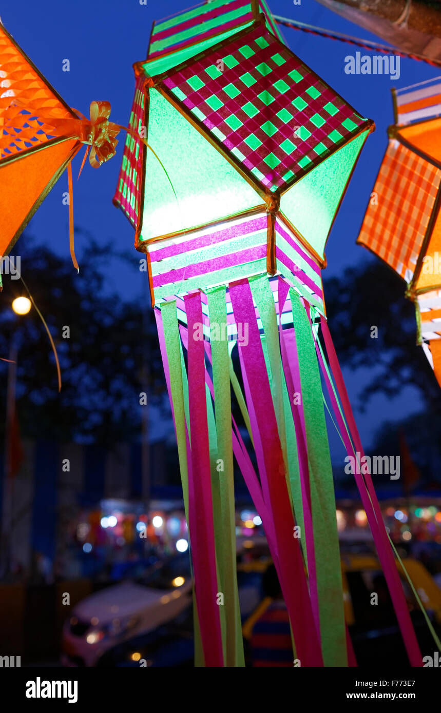 Traditional lanterns on the occasion of Diwali festival in Mumbai ...