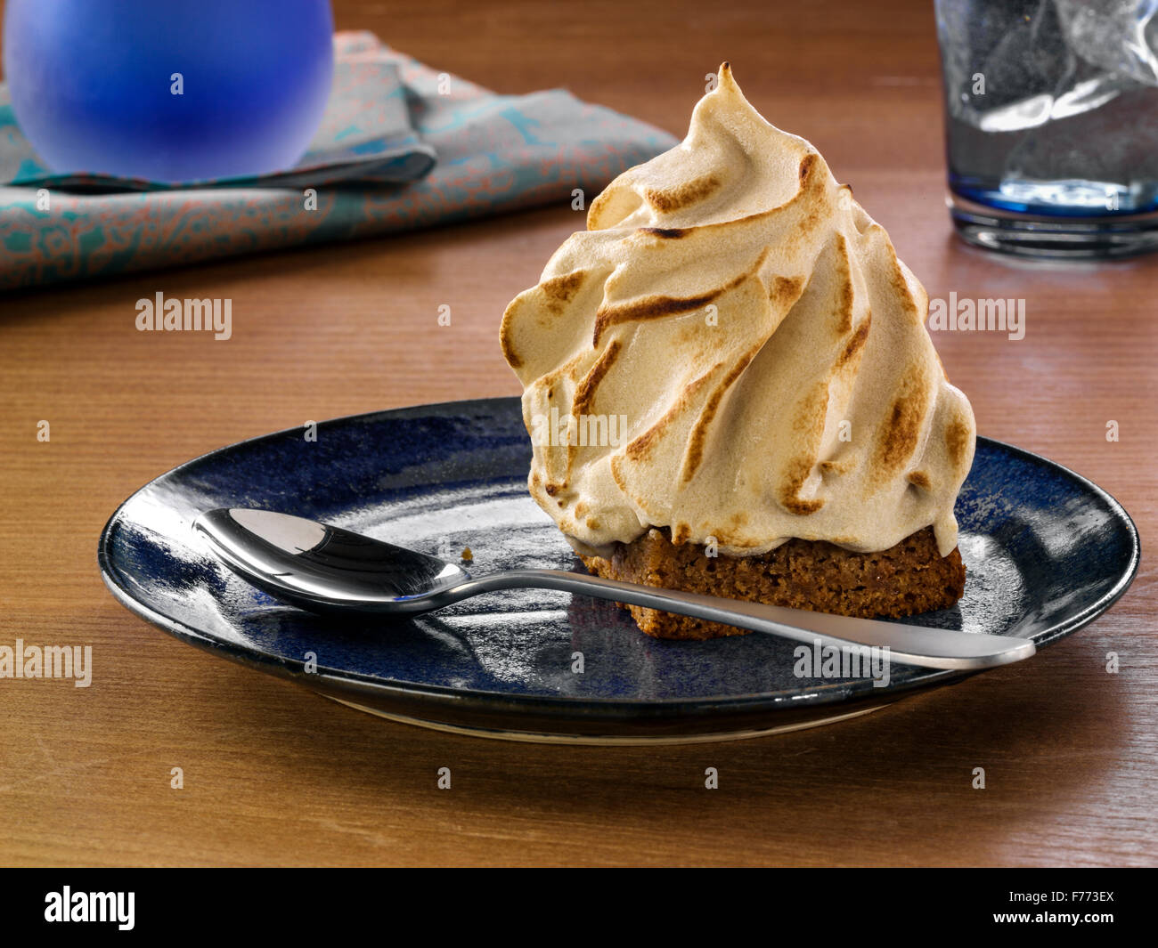 Ginger baked Alaska Stock Photo - Alamy