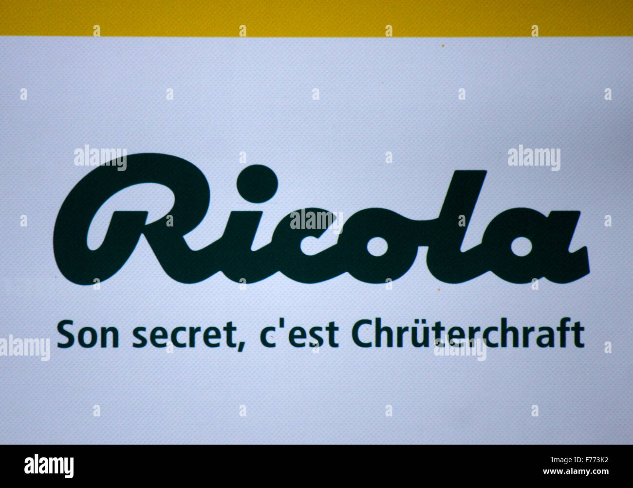 Ricola logo hi-res stock photography and images - Alamy