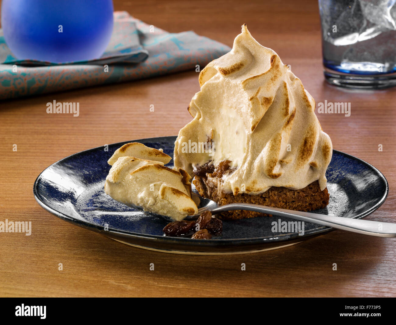 Ginger baked Alaska Stock Photo - Alamy