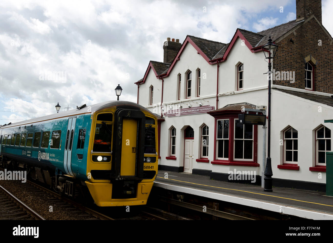 Train station anglesey wales name hi-res stock photography and images ...