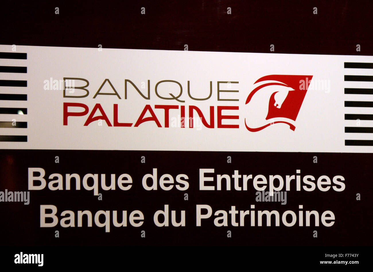 Banque palatine logo hi-res stock photography and images - Alamy