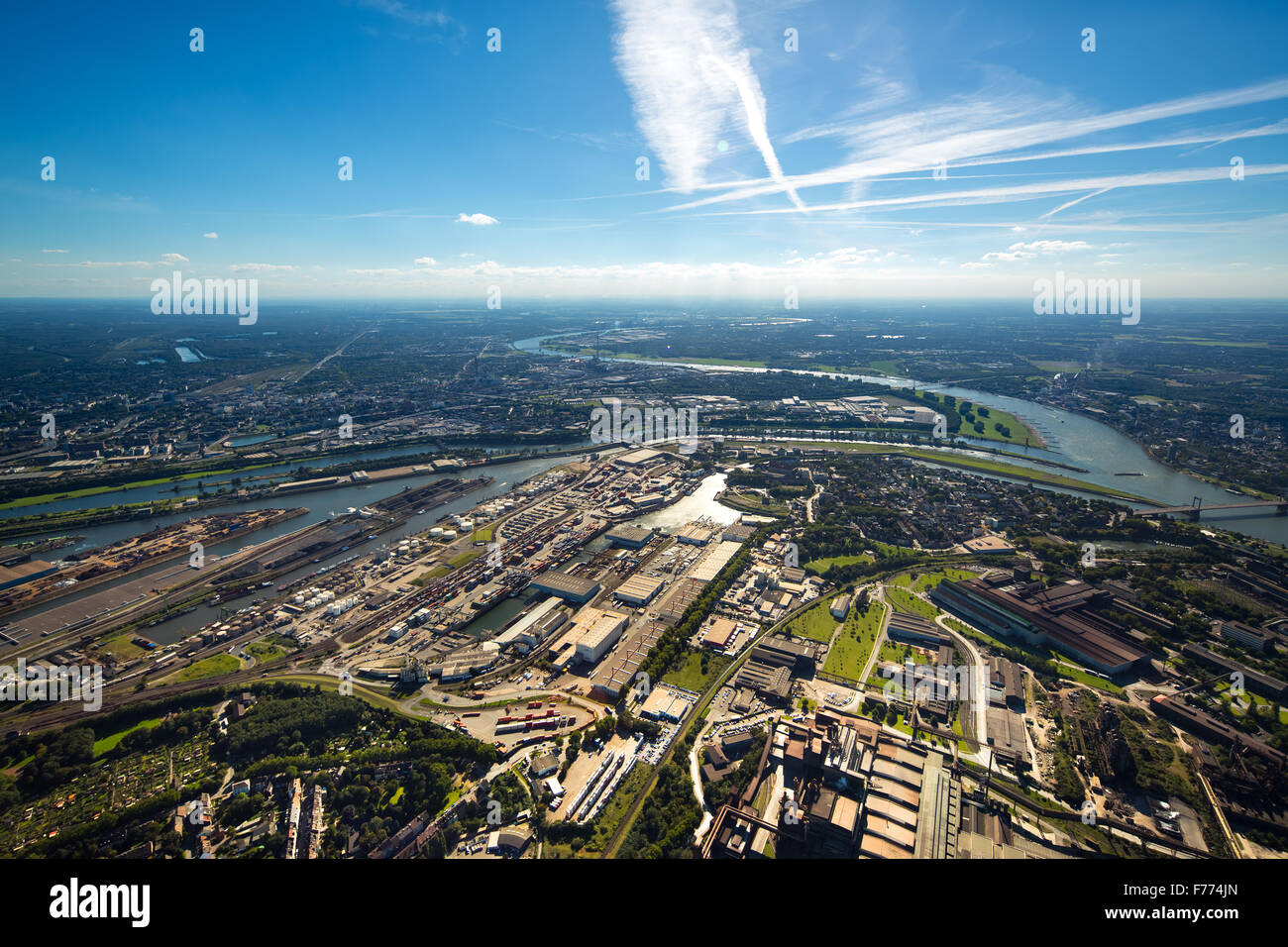 Duisport Duisburg, Duisburg harbor, the largest inland port in Europe ...