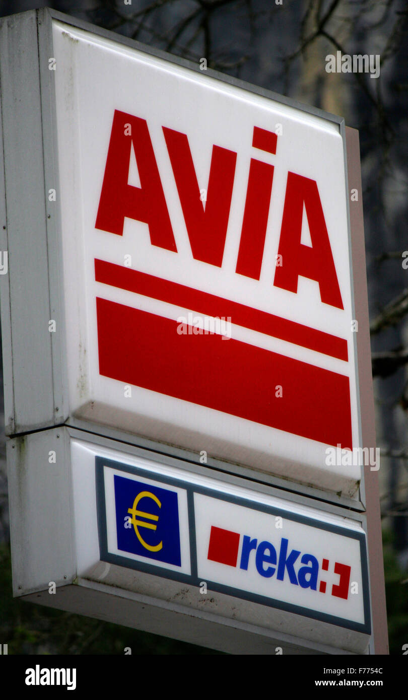 Avia logo hi-res stock photography and images - Alamy