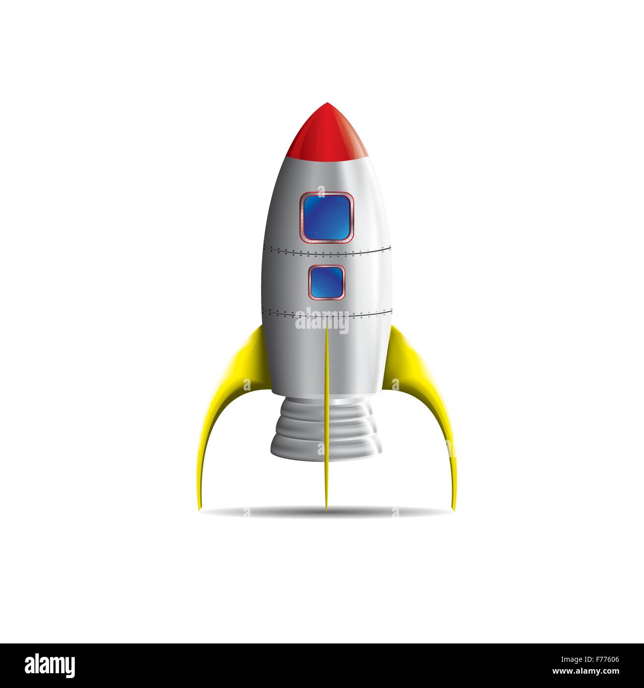 Space rocket illustration Stock Vector Image & Art - Alamy