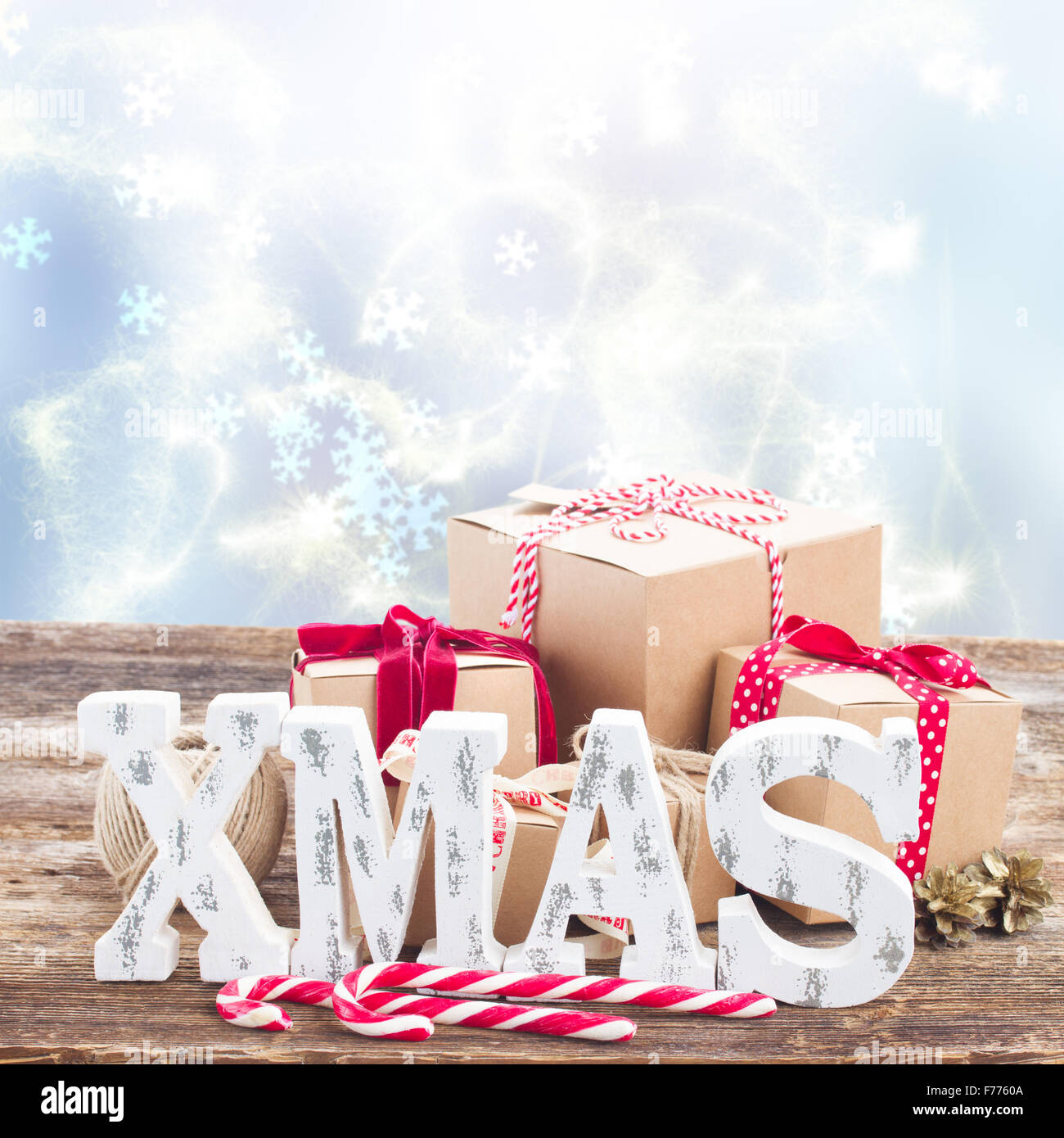Handmade gift boxes Stock Photo - Alamy