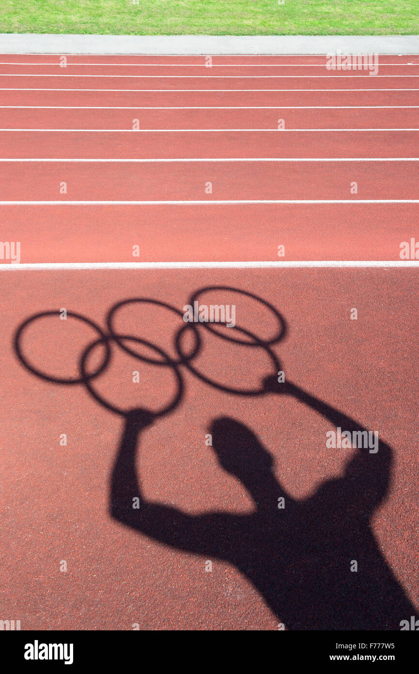 Olympics lanes vertical hi-res stock photography and images - Alamy