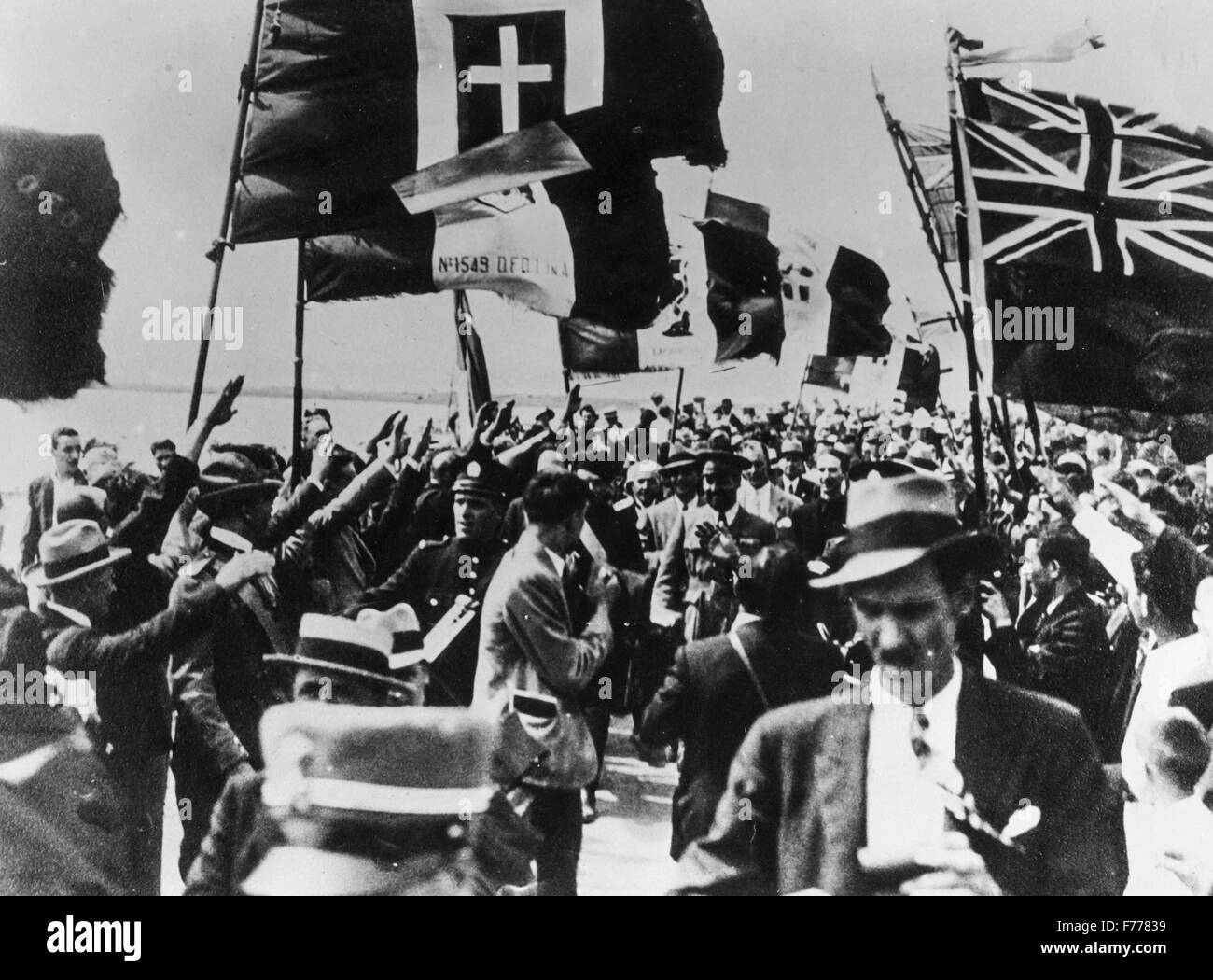 Triumph flight across the atlantic hi-res stock photography and images ...